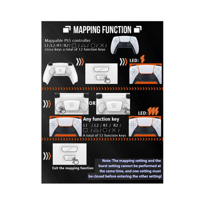 【Storewide Sale】 Data Frog Back Button For Ps5 Controller Attachment Upgrade Board Redesigned ...