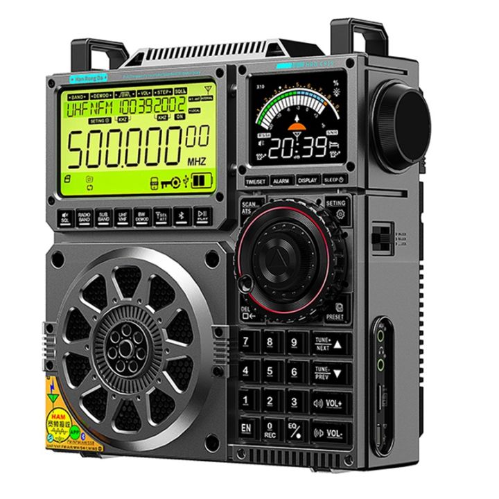 (FVPC) -C919 AIR FM MW SW Shortwave VHF UHF Multi-Band Radio Portable Aviation Band Radio ...