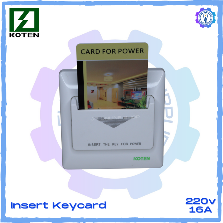 Koten Insert Keycard | Lazada PH