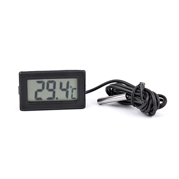 Pengukur Suhu Digital Termometer Air Ikan Aquarium TERMASUK BATERAI ...