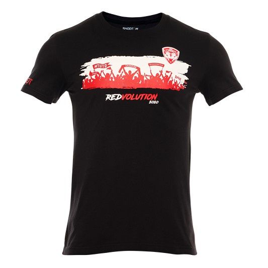เสื้อยืดผ้าฝ้าย เสื้อยืดเมืองทองยูไนเต็ด (REDVOLUTION 2022) สีแดง สีขาว สีดำ ของแท้จากสโมสร ...