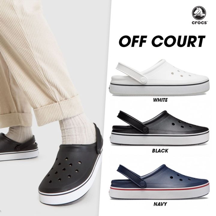 Crocs Collection รองเท้าแตะ รองเท้าลำลอง รองเท้า UX Off Court Clog ...