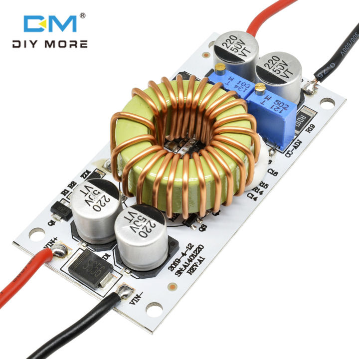 Original diymore 250w DC-DC boost converter adjustable 10a step up ...