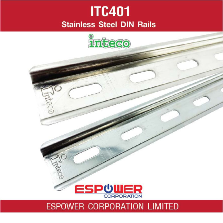INTECO DIN Rail Stopper Stainless Steel สต๊อปเปอร์สแตนเลส แท้! ปิด หน้า ...