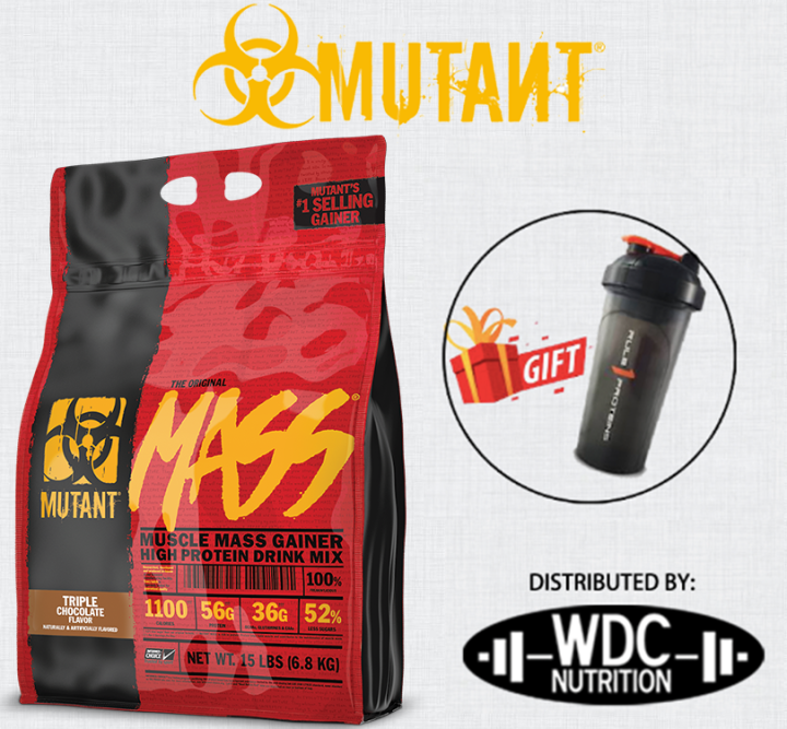 MUTANT MASS 15LBS-6.8KG (49 SERVINGS) Whey Protein - ON Serious Mass ...