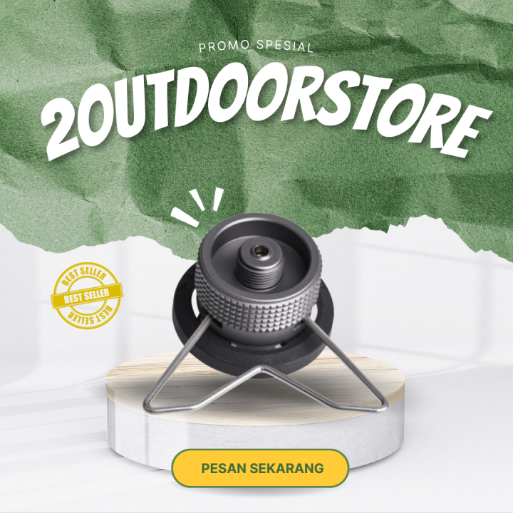 Campingmoon Adapter Nozzle Tabung Gas Butane Head Conversion | Lazada ...