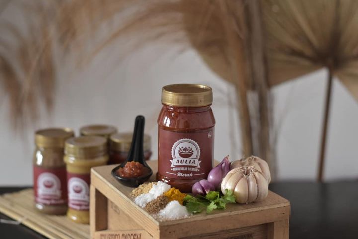 Bumbu dasar merah AULIA/ bumbu masakan/ bumbu instan/ bumbu non MSG ...