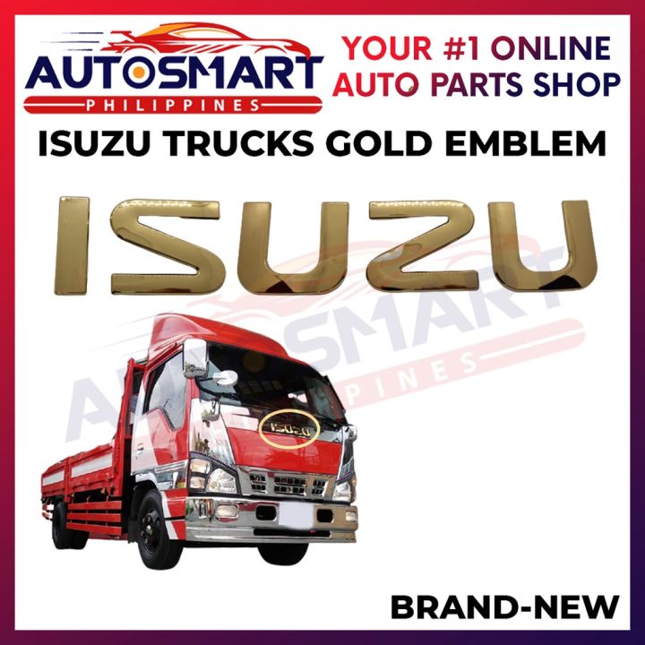 Isuzu Elf Truck Gold Emblem | Lazada PH