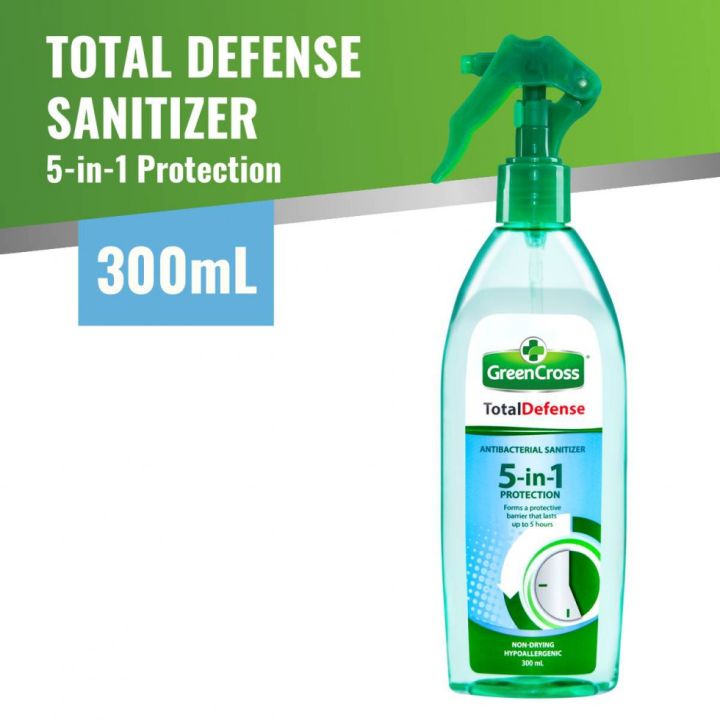 Green Cross Total Defense 5 In 1 Protection Antibacterial Sanitizer ...