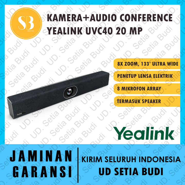 USB Kamera + Speaker + Mic Yealink UVC40 (8X Zoom, 6m Audio) UVC-40 ...
