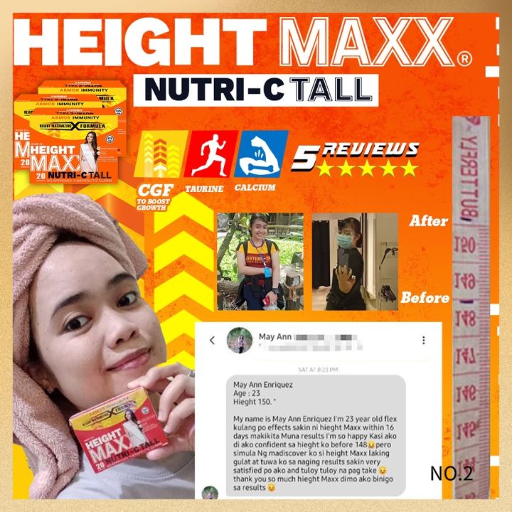 drinkHeightMaxx Nutri-C Tallfruit juice | Lazada PH