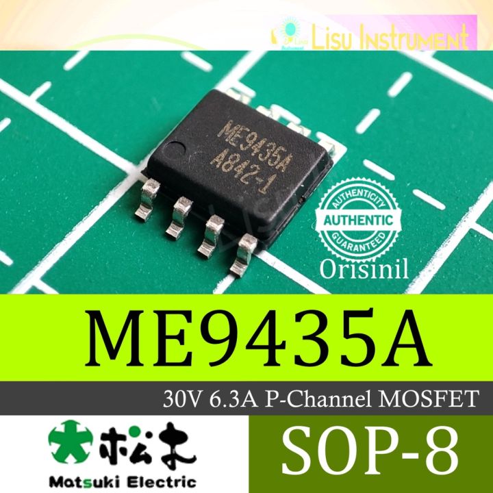 ME9435A 30V 6.3A P-Channel MOSFET SOP-8 9435 9435A MATSUKI Original ...