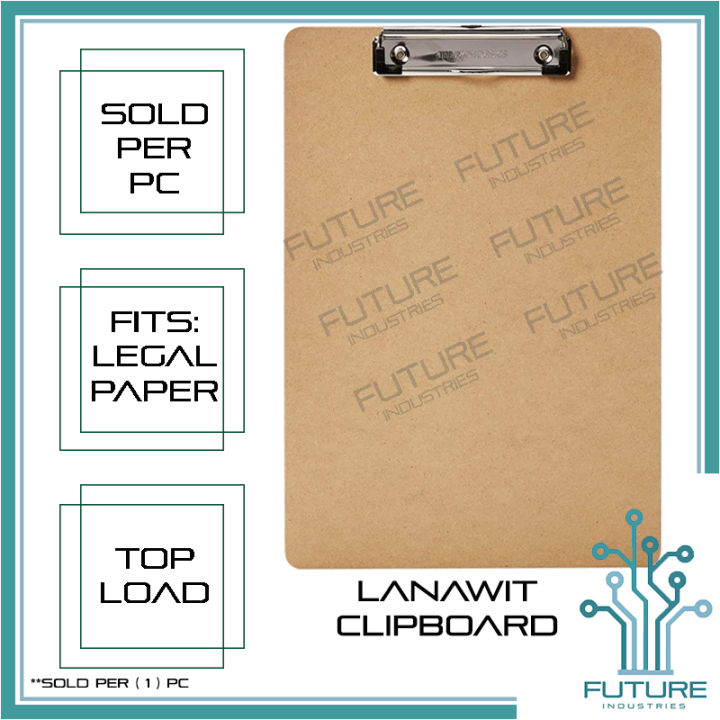Lanawit Clipboard Wood Clipboard Long A4 Brown Clipboard With Top Load ...