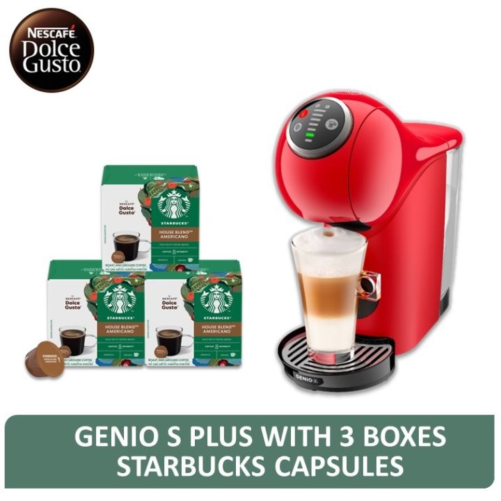 NESCAFE Dolce Gusto Genio S Plus Automatic Coffee Machine With 3 ...