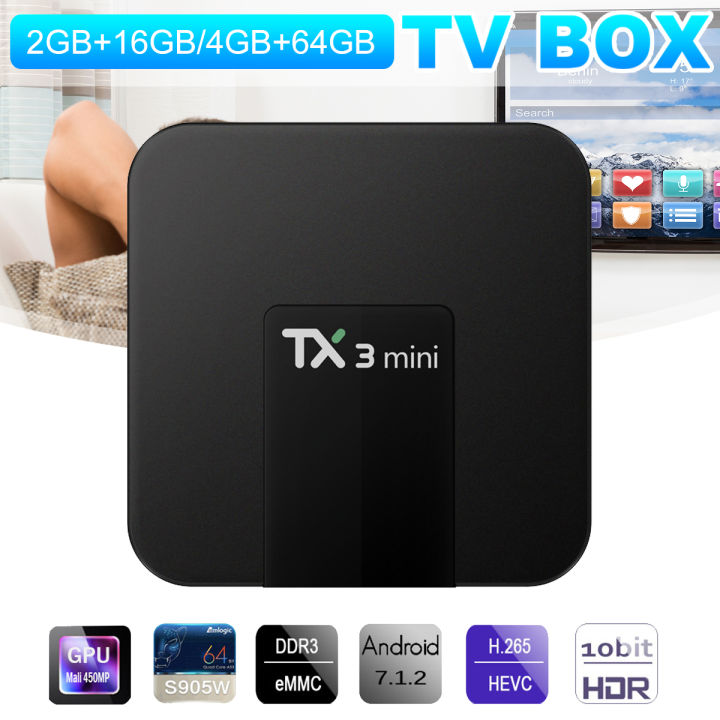 2021 NEW TX3 Mini Internet TV set-top box 2+16G/4+64G 3D Compatible ...
