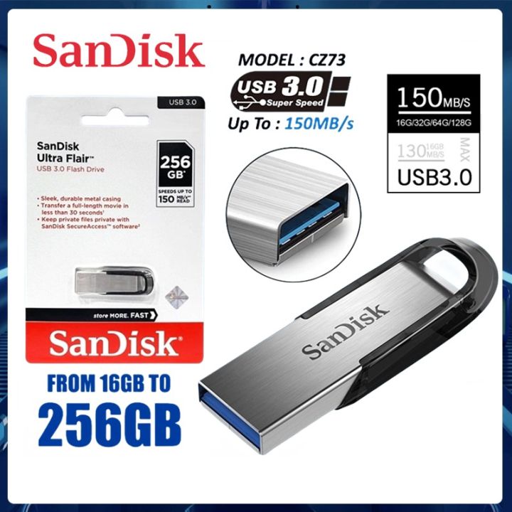 Flash Drive Original Ultra Flair 150MB/S 16GB 32GB 64GB 128GB Large ...