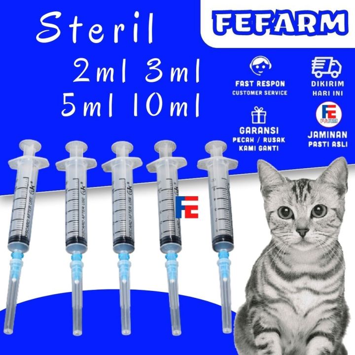 Spuit Kucing 2ml 3ml 5ml 10ml Spet Kucing Pipet Kucing Pipet Hewan ...