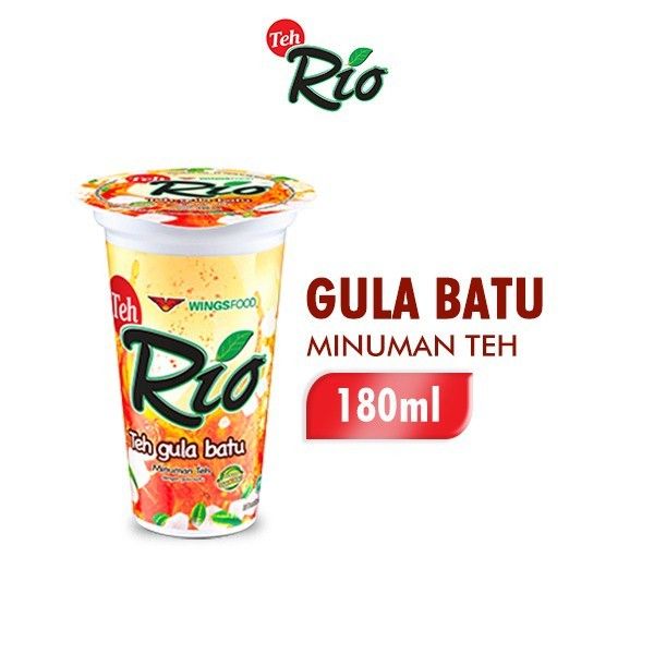 Teh Rio Gula Batu 180 mL PCS | Lazada Indonesia