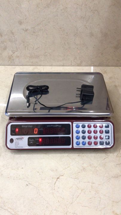 General Master Digital Scale Price Computing 30kg Size 40CM X 38CM X 14 ...