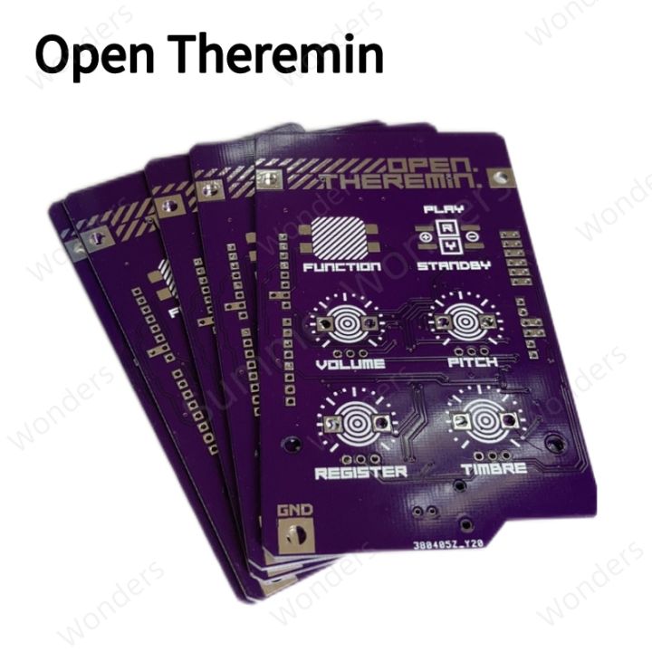 Open Source Theremin Board Theremin Diy After Welding Kit Musical Electronic Instrument For