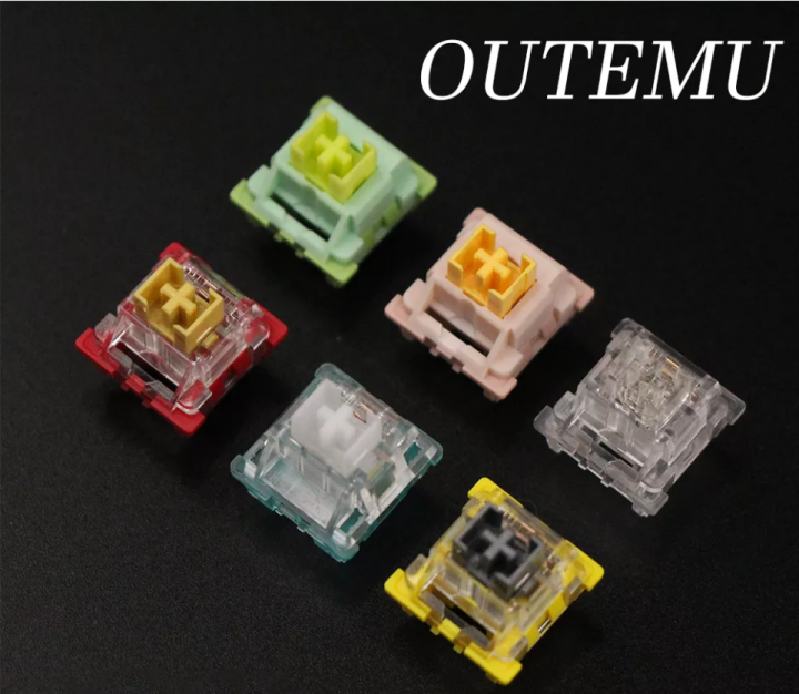 Outemu Switches Mechanical Keyboard Switch 3Pin Silent Clicky Linear ...