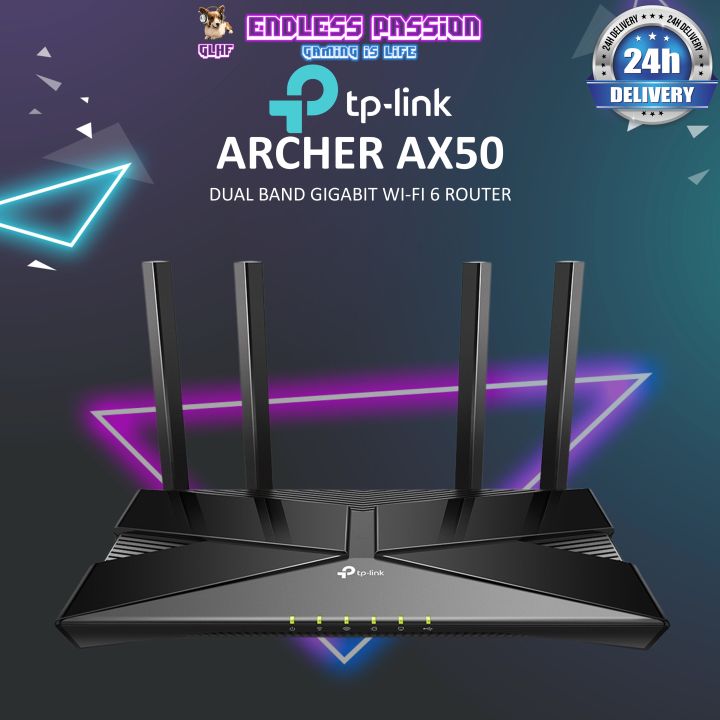 TP Link Archer AX50 AX3000 Dual Band Gigabit Wi-Fi 6 Router | Lazada ...