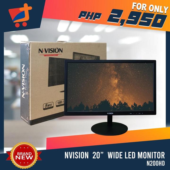 Nvision N200HD 20 inches wide LED Monitor, GOOD FOR PERSONAL USE IN ...