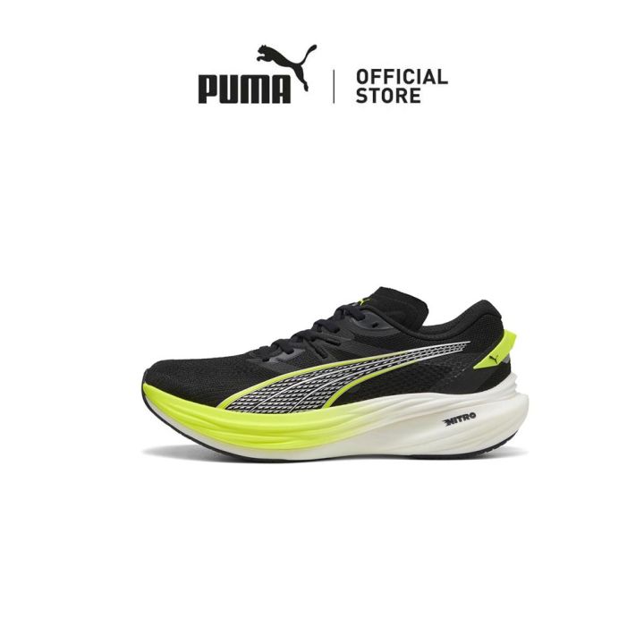 PUMA Deviate NITRO 3 WIDE Men's Running Shoes (Black) | Lazada Singapore