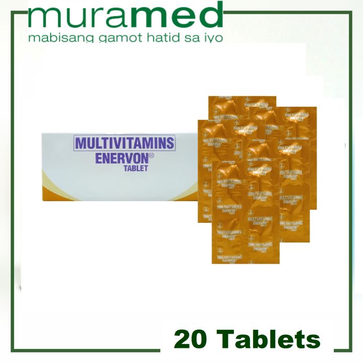 Enervon Multivitamins Tablet 20's | Lazada PH