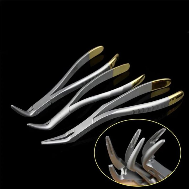Dental Tooth Root Extraction Forceps Root Fragment Pliers Instrument ...