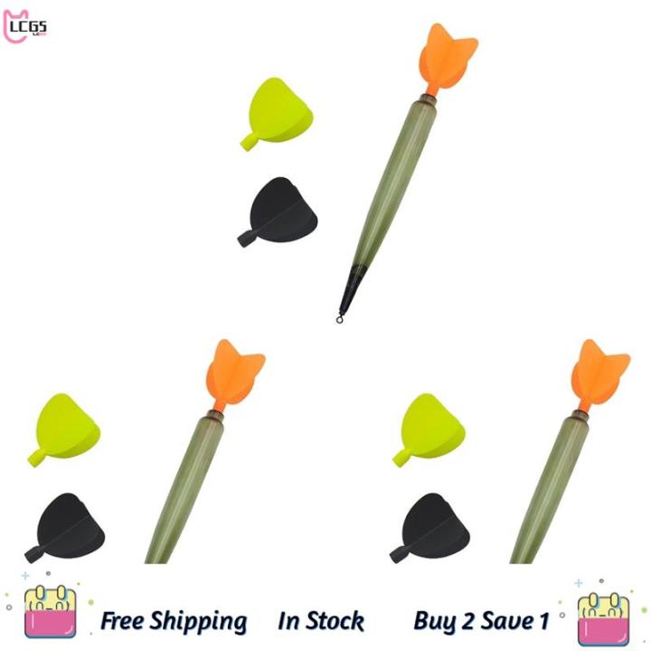 3X PVC Carp Fishing Float Set Pellet Wagglers Freshwater Fishing Buoy ...