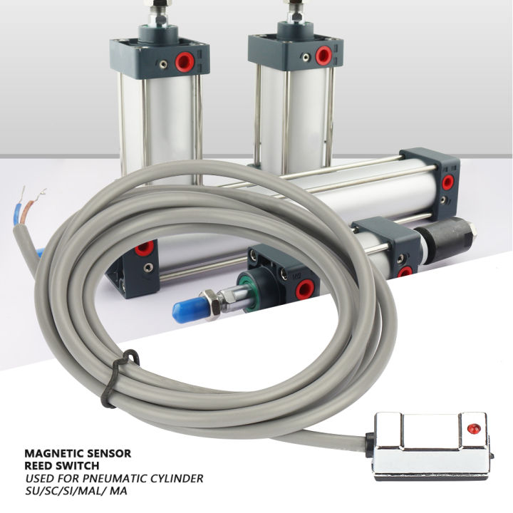 Magnetic Reed Switch Sensor Magnetic Air Pneumatic Cylinder CS1-U ...