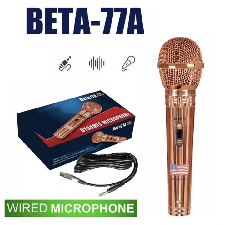 YUTU beta-77A Microphone Karaoke Dynamic Heavy Duty Wired Professional ...