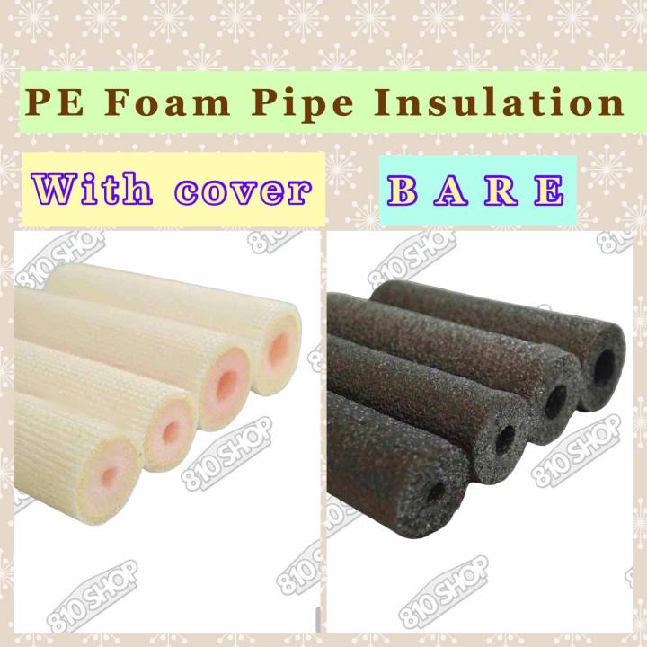 1/2 thickness x 1.8 meter Flexible PE Foam Pipe Insulation for Copper ...
