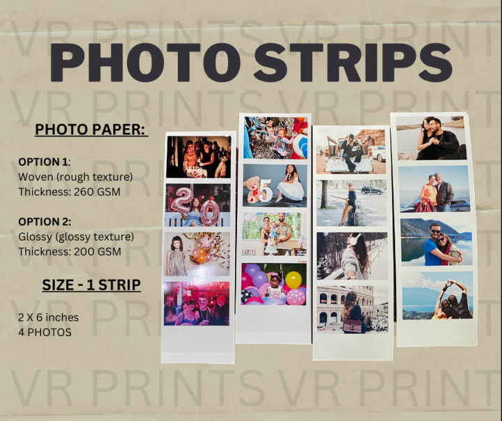 VR Prints, Film strip, Film Photo Strip Printing, Photo booth, Photo ...