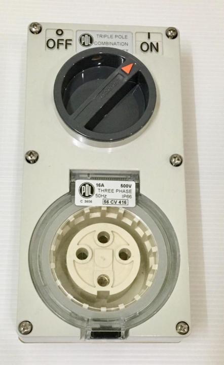 PDL 56CV416 Combination Switch Socket 16Amp 4Pin | Lazada
