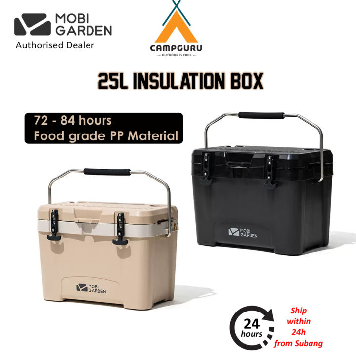 MOBI GARDEN 72-84H PP Insulation Box 25L Ice Box Cooler Box | Lazada