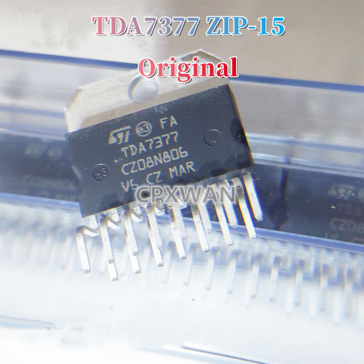 1pcs Original TDA7377 ZIP-15 TDA 7377 ZIP15 Dual BTL/Quad Power Amplifier for car radio New ...