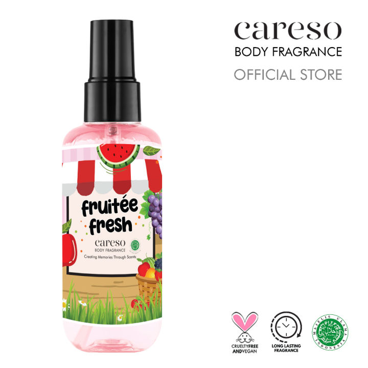 CARESO Body Fragrance Pria 100ml Body Mist Parfum Segar Harian Tahan ...