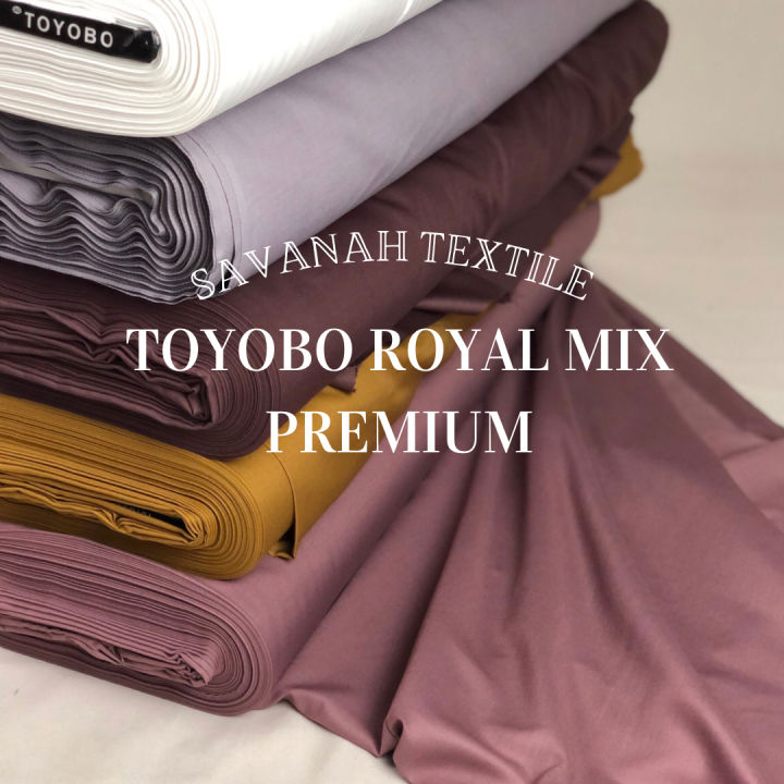 1 Meter Toyobo Royal Mix PREMIUM / Katun Toyobo | Lazada Indonesia