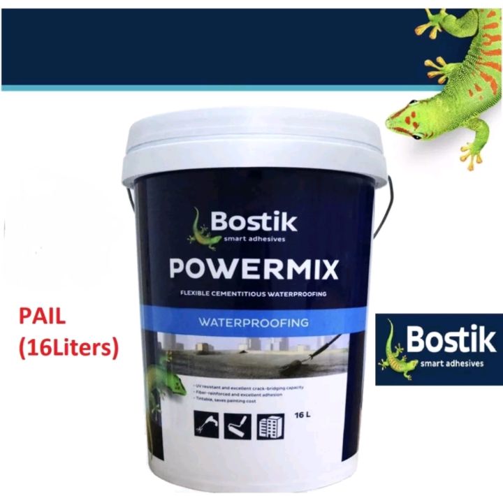 Bostik Powermix Flexible Cementitous Waterproofing 16 Liters 1 Pail ...