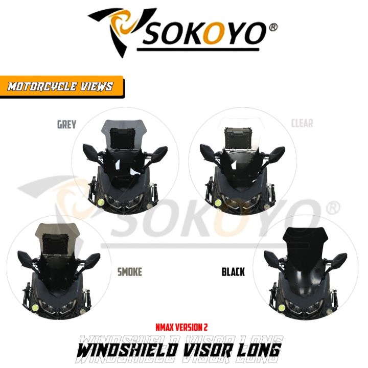 COD 1 pc Yamaha Nmax v2 2020 2021 Windshield Visor Aerodynamic Design ...