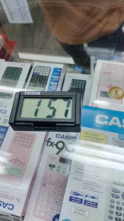 Jam Digital LCD Mini Aesthetic Estetik Jam Meja Portable - WHITE NYALA ...