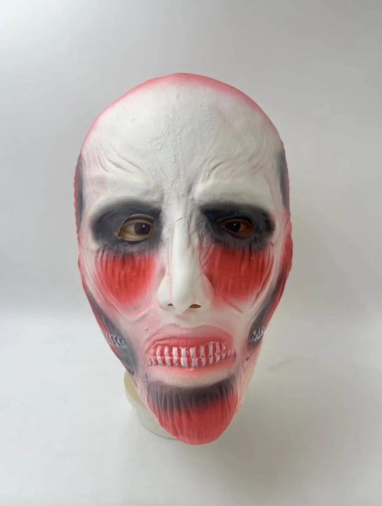Anime Attack On Titan Latex Mask Shingeki No Kyojin Cosplay Atack ...