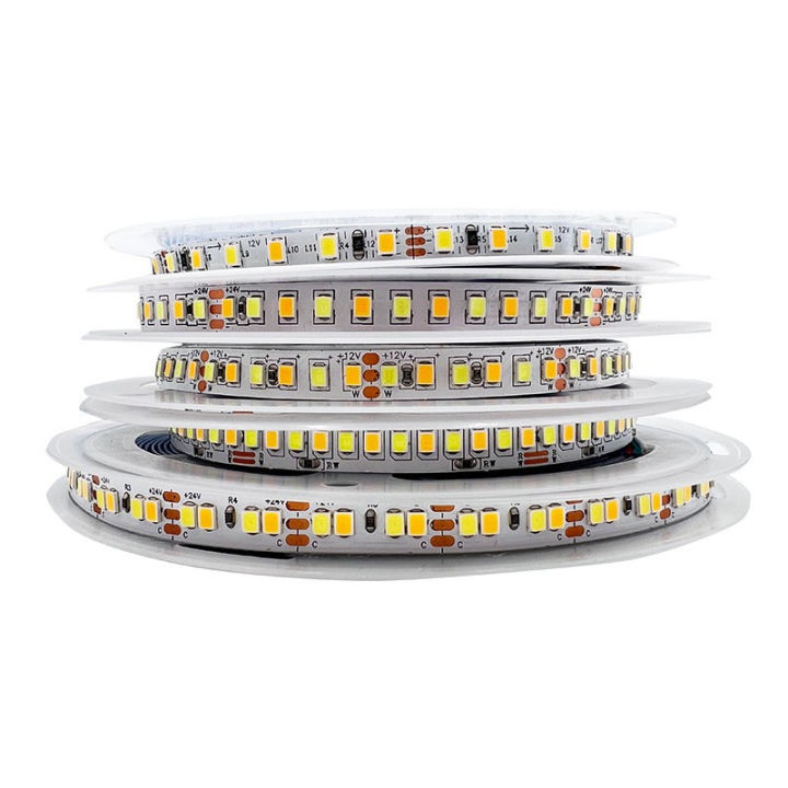 5meter Dual Color SMD 2835 CCT Dimmable LED Strip Light 12V 24V Color ...