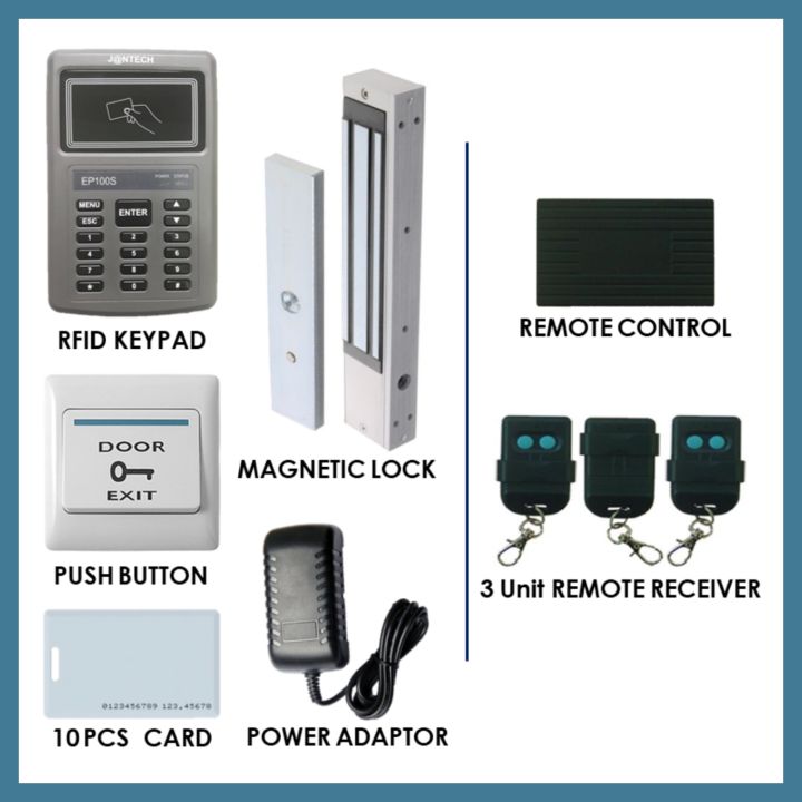 J@NTECH / JANTECH EP100S RFID Door Access Control System With Electric ...
