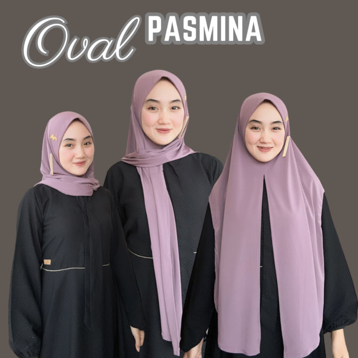 AYYUBY HIJAB INSTAN OVAL SEGITIGA GAYA YANG SELALU TREN DENGAN VARIAN ...