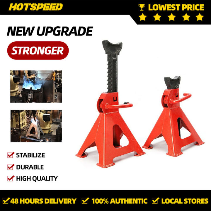NEXA 2pcs Universal Car Jack Stand Heavy Duty 3 6Ton Capacity，Slotted ...