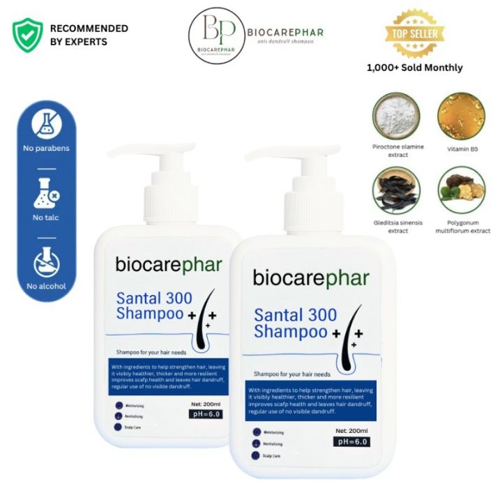 [Combo 2] Biocare Santal 300 Anti-Dandruff Shampoo – No.1 in the ...