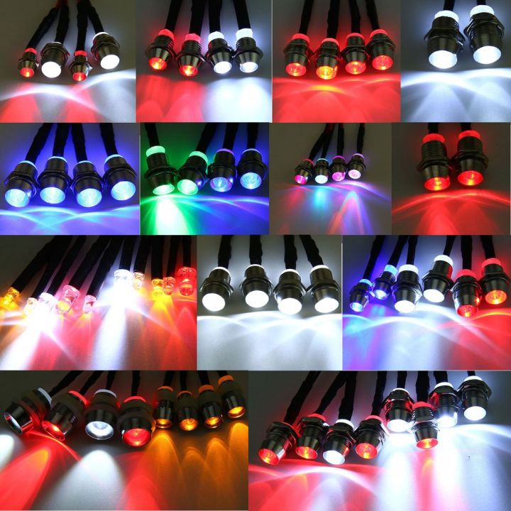 RC LED Light Kit headlamps for 1/10 1/8 1/12 RC Car Truck Crawler RC ...